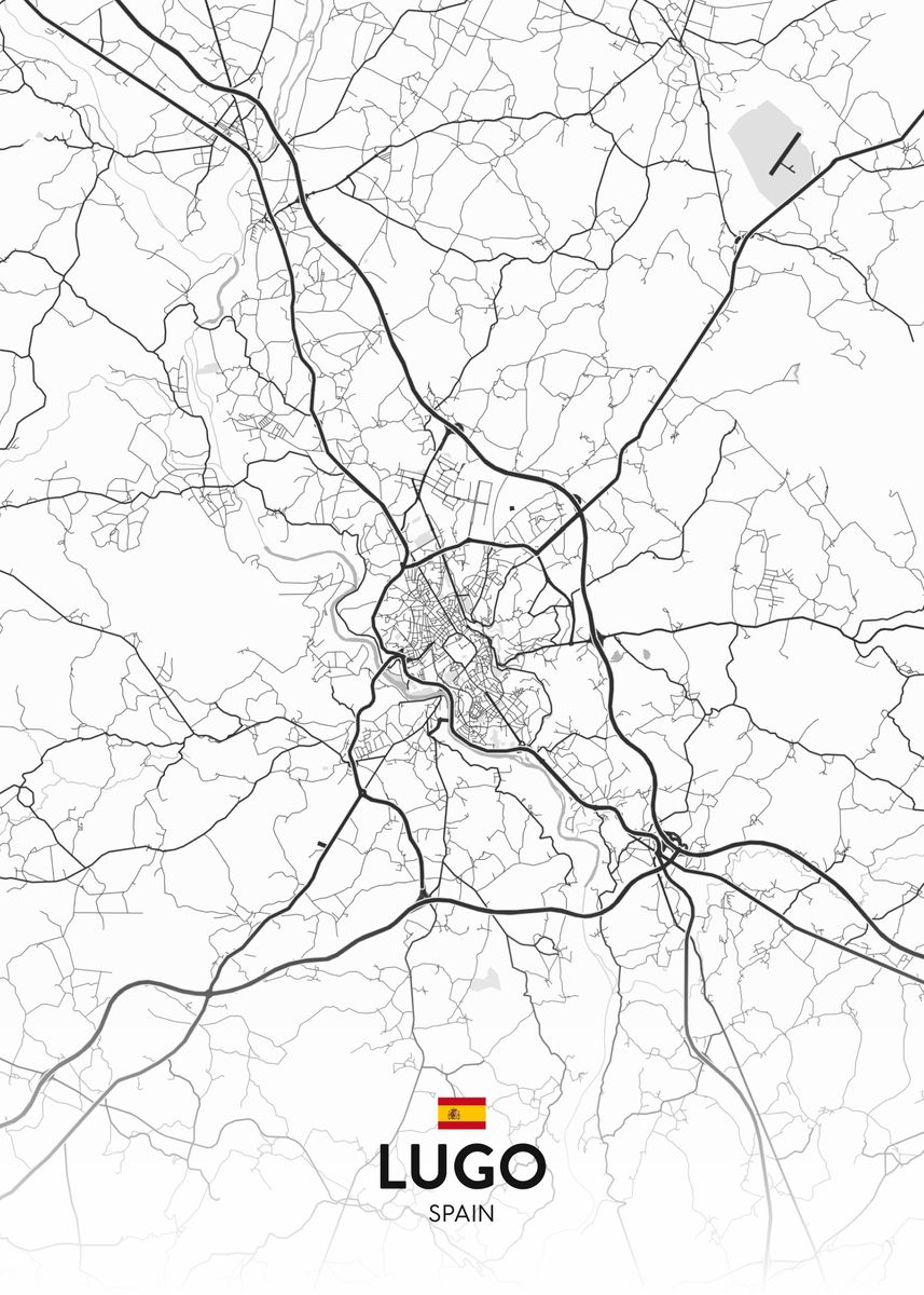 'Lugo ES' Poster, picture, metal print, paint by IMR Designs | Displate