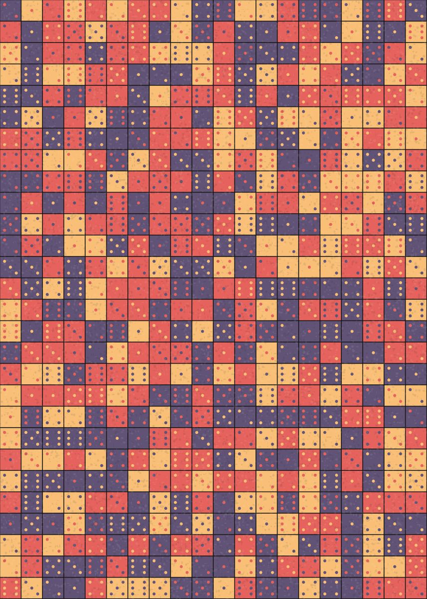 'Abstract Dash Pattern ' Poster, picture, metal print, paint by Iurii ...