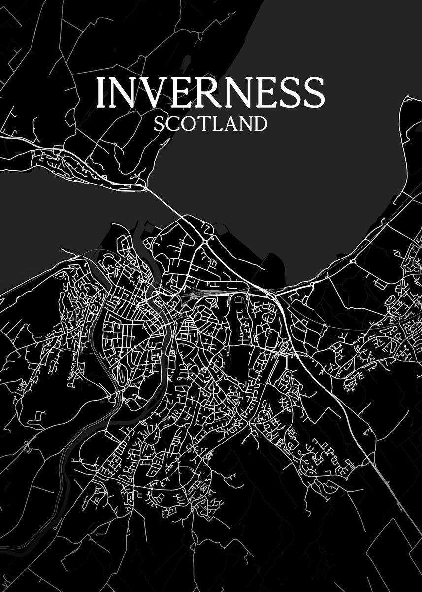 'Inverness' Poster, picture, metal print, paint by TSG Art | Displate