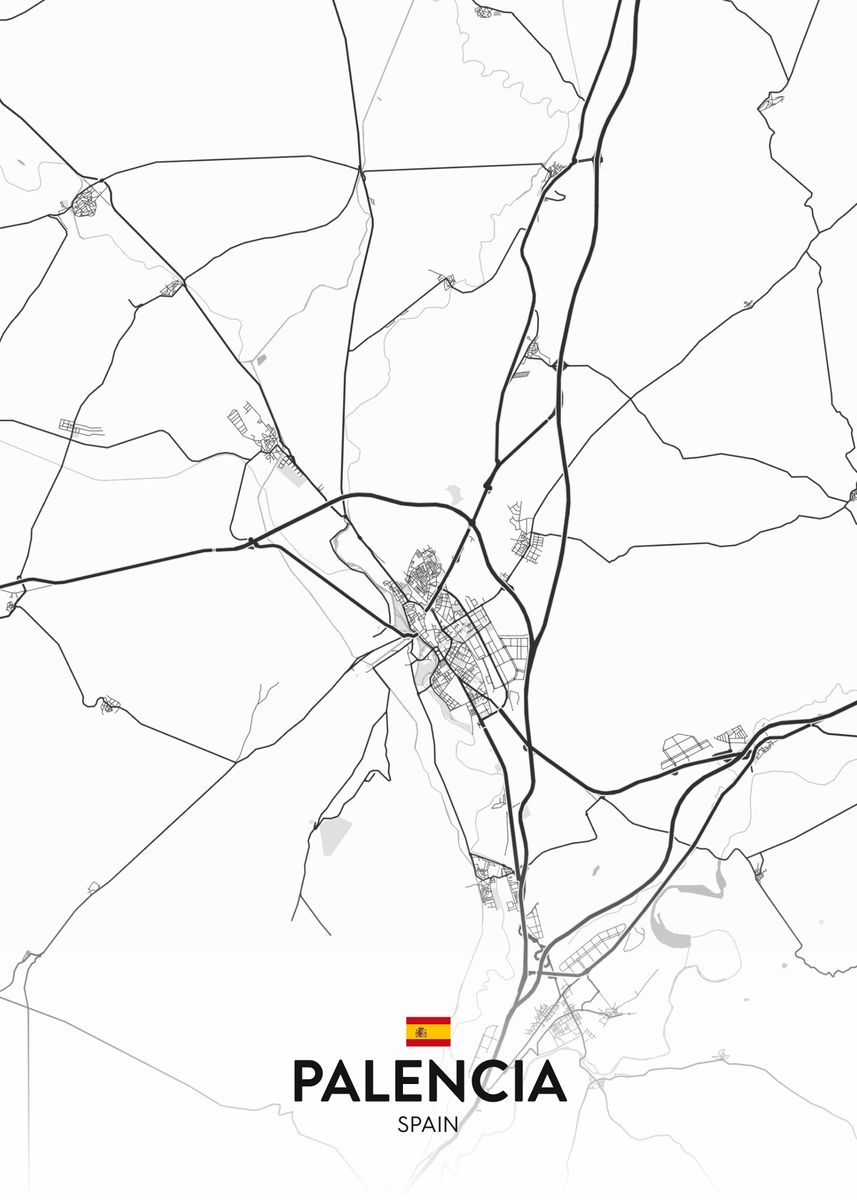 'Palencia ES' Poster by IMR Designs | Displate