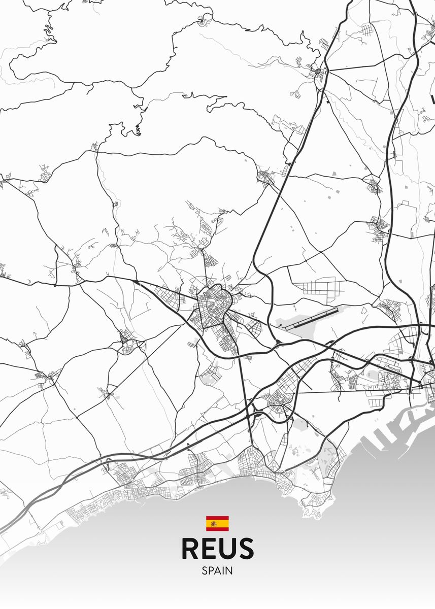 'Reus ES' Poster, picture, metal print, paint by IMR Designs | Displate