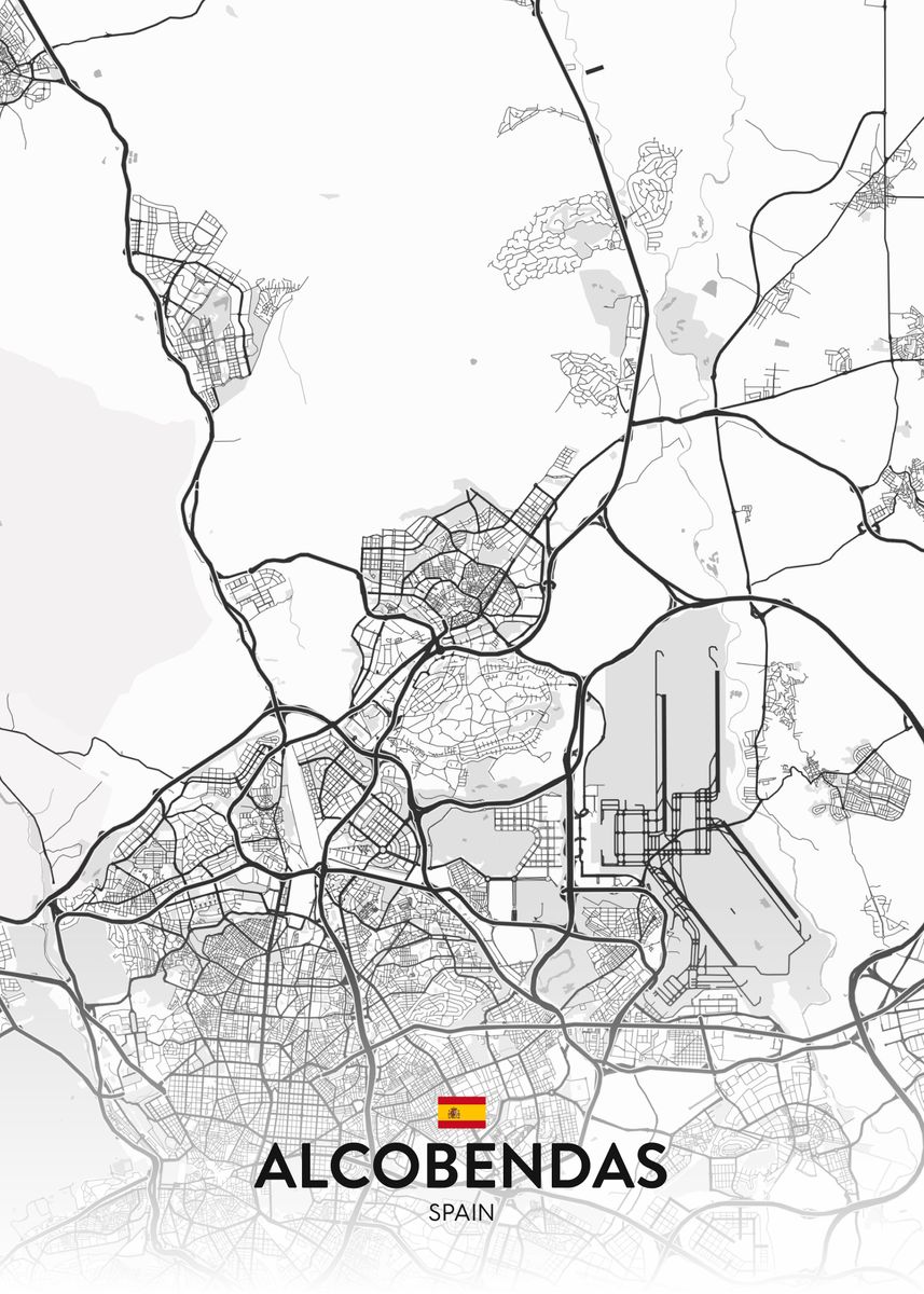 'Alcobendas ES' Poster by IMR Designs | Displate