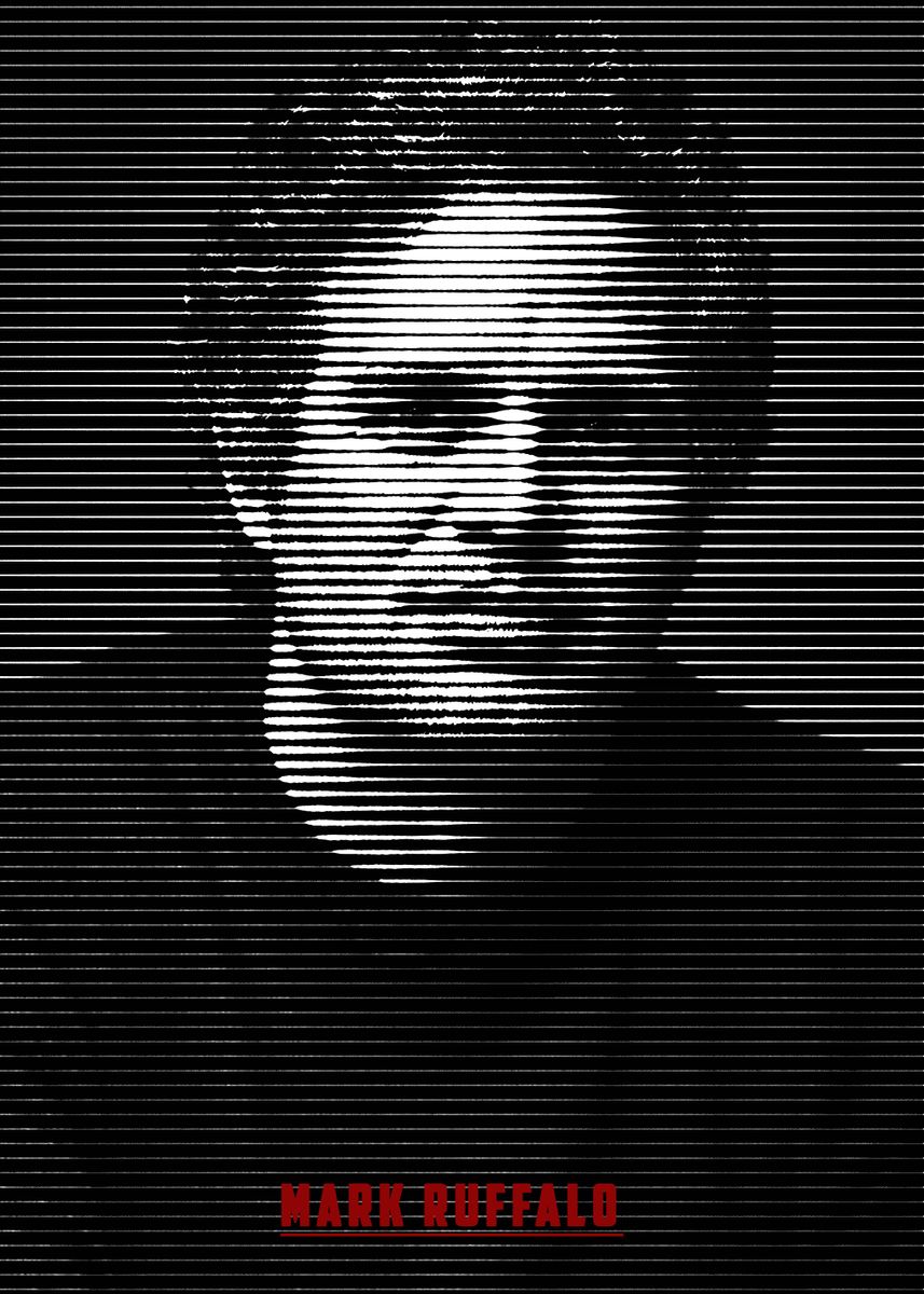 'Mark Ruffalo' Poster, picture, metal print, paint by Poster ...
