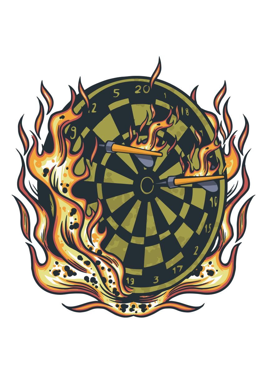 Fiery Darts Clipart