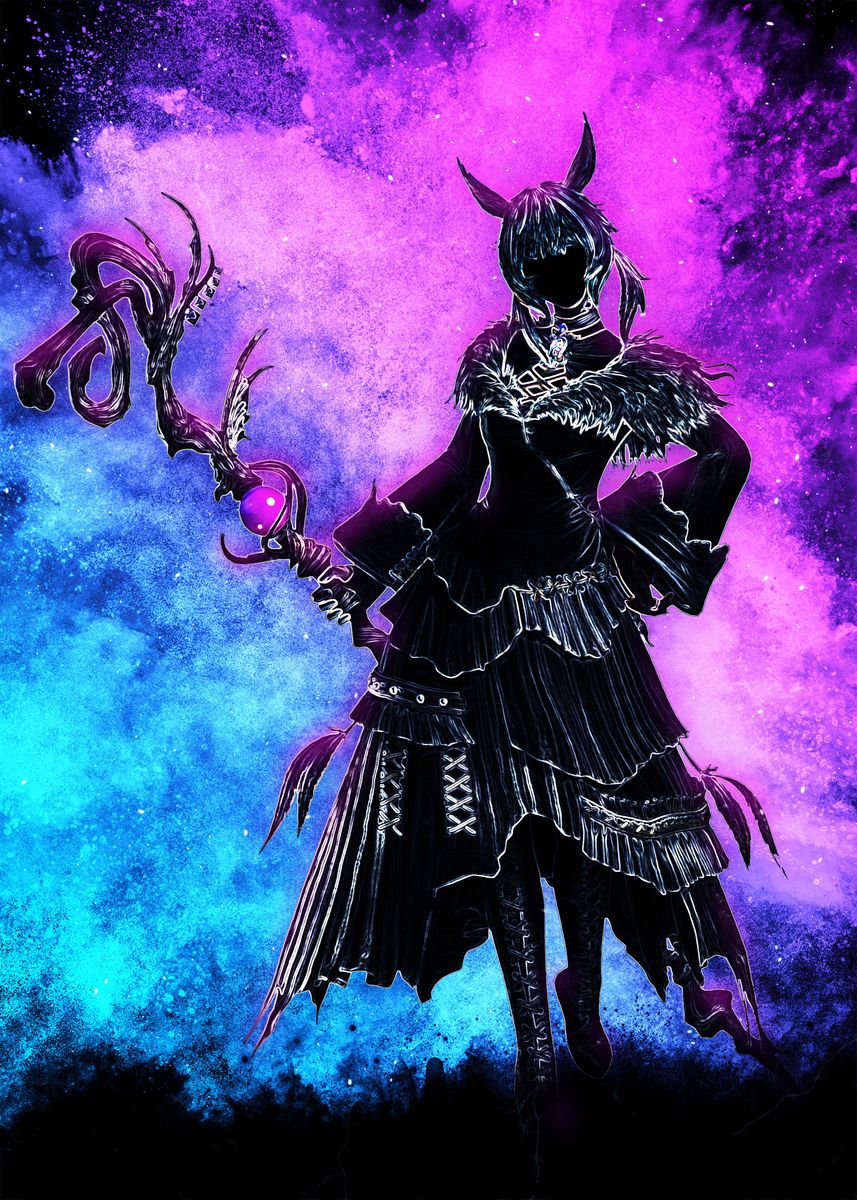 'Yshtola' Poster, picture, metal print, paint by Billy | Displate