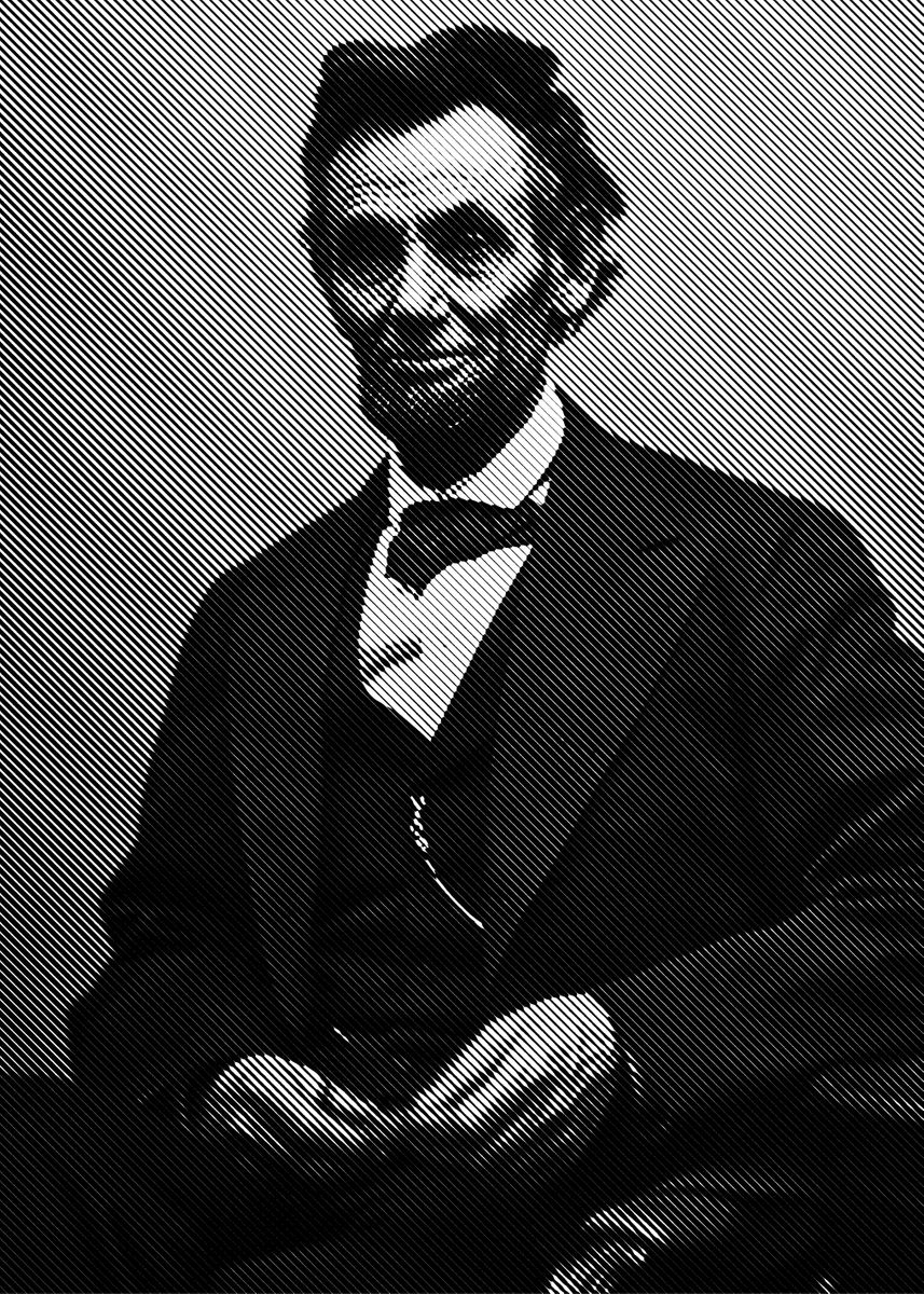'Abraham Lincoln' Poster, picture, metal print, paint by Exclusive ...