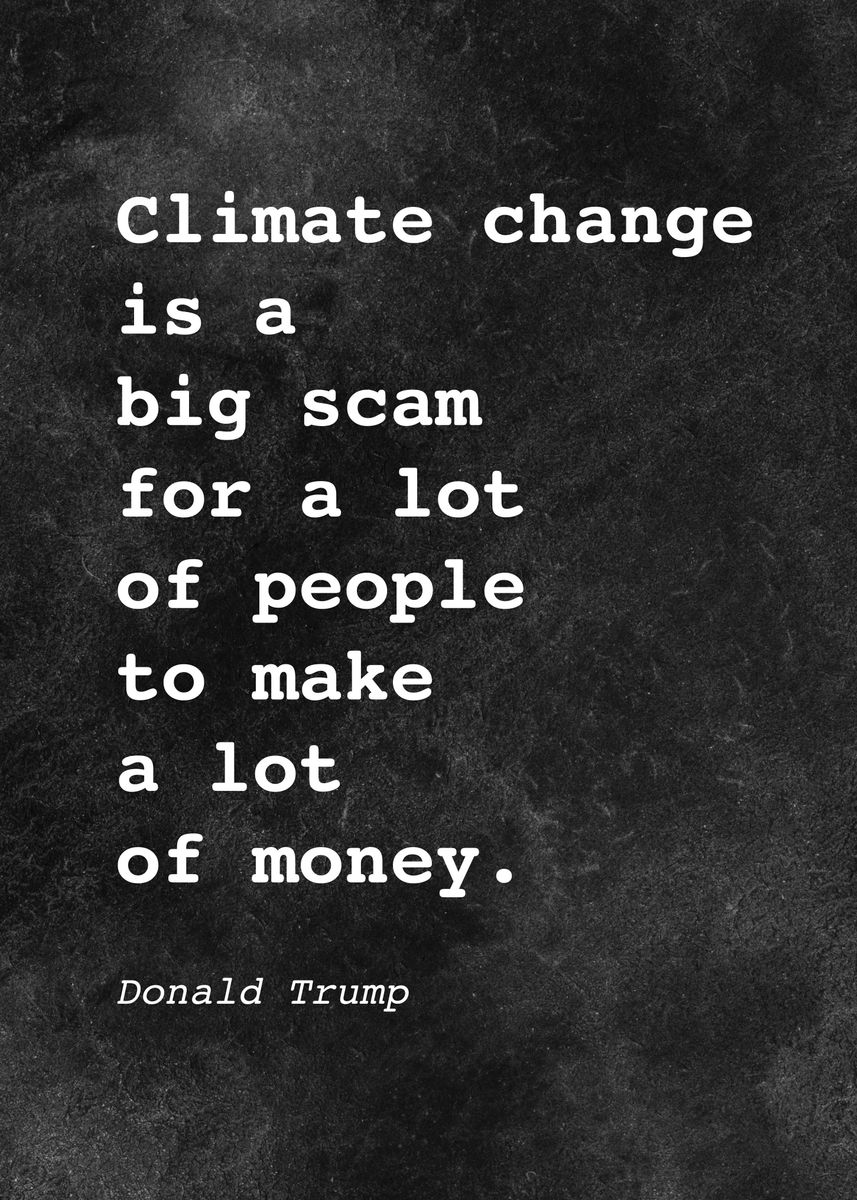 'Donald Trump Quote D009' Poster, picture, metal print, paint by Go ...