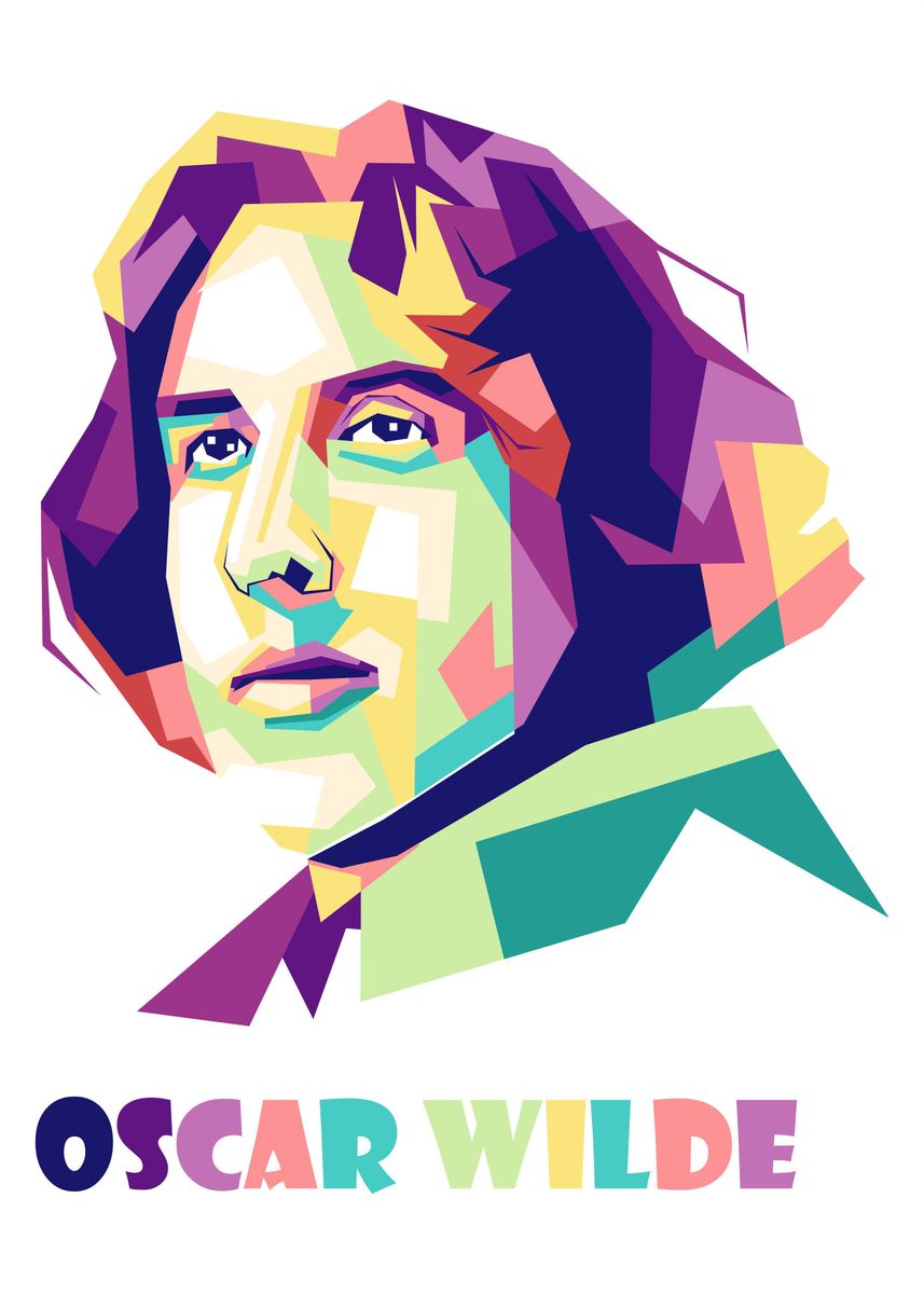 'OSCAR WILDE' Poster, picture, metal print, paint by Saidi Say | Displate