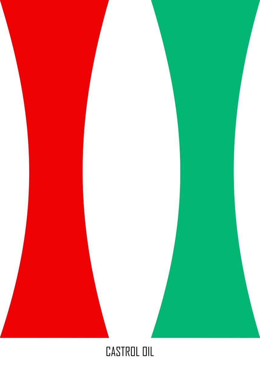 'Castrol Oil' Poster, picture, metal print, paint by Josh B | Displate