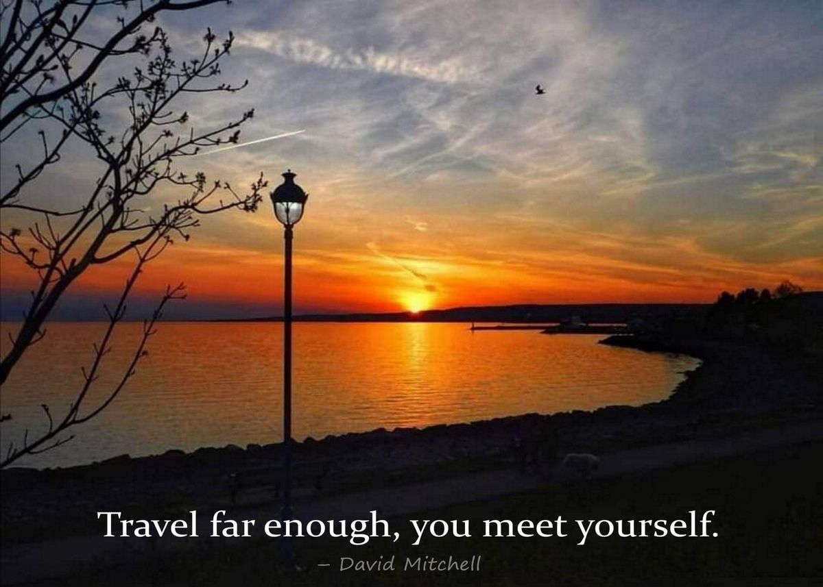 'Inspirational Travel Quote' Poster by Garrett Campbell | Displate