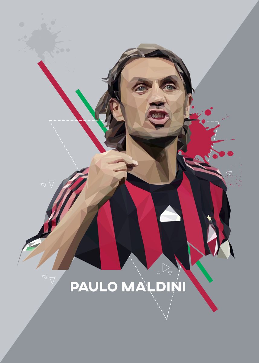 'PAULO MALDINI' Poster by BEST POSTER | Displate