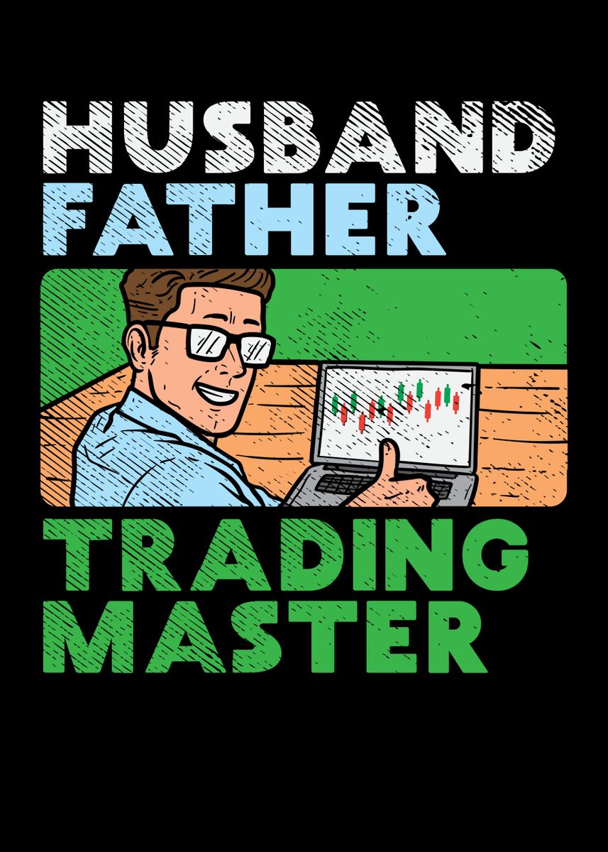 'Trading Master' Poster, picture, metal print, paint by Shiva121 | Displate