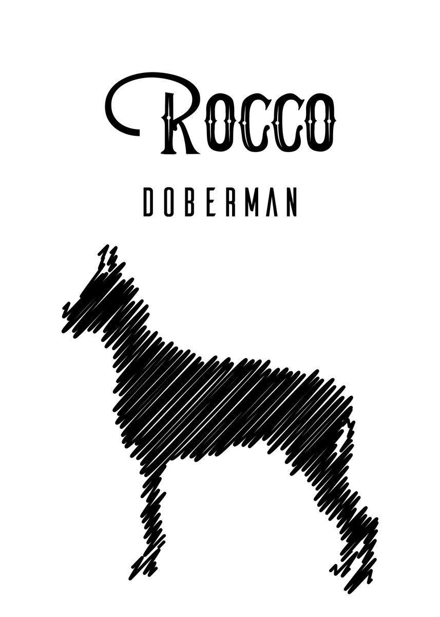 'Rocco' Poster, picture, metal print, paint by Petra Rommelfanger ...