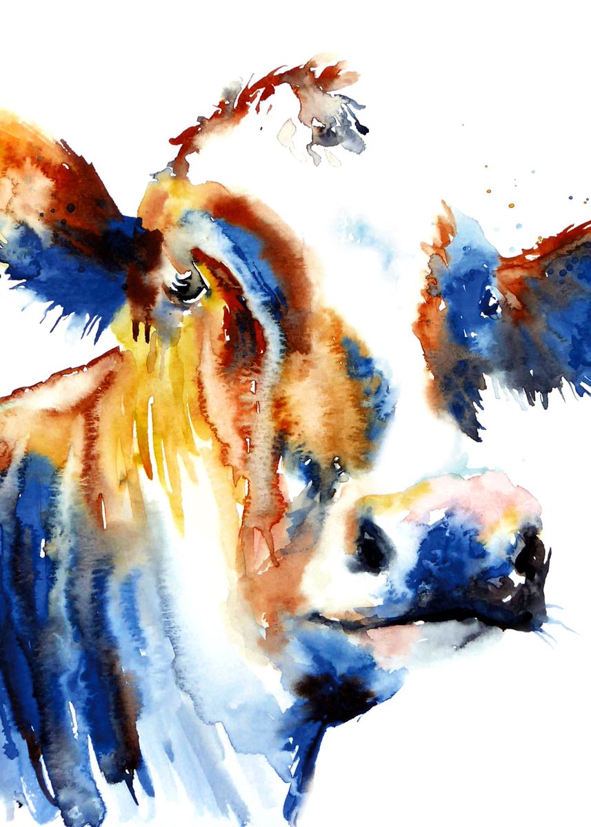 'Brown Cow' Poster by Emma Parrish | Displate