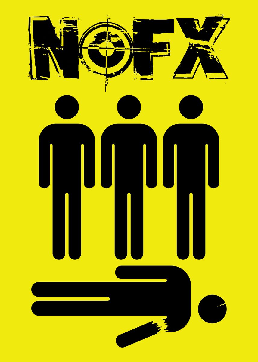 'NOFX' Poster, picture, metal print, paint by supergaff | Displate
