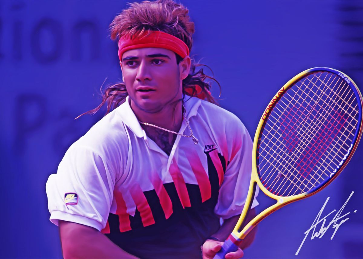 'Andre Agasi' Poster by R Studio | Displate