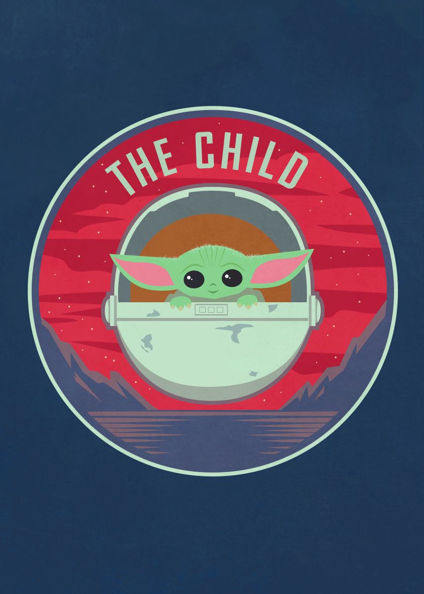 'The Child' Poster, picture, metal print, paint by Star Wars | Displate