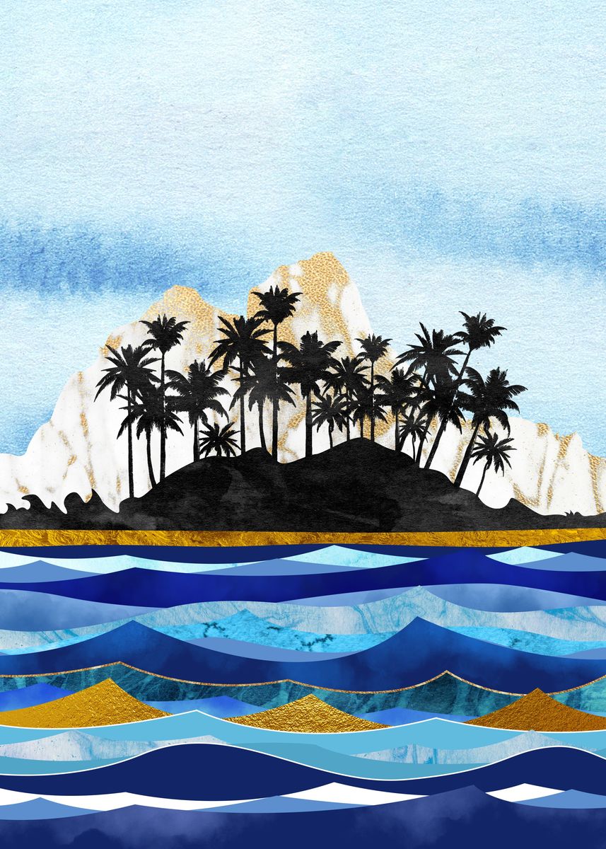 'Double Vision' Poster, picture, metal print, paint by Polynesian ...