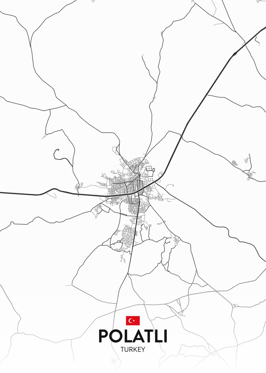 'Polatli TR' Poster, picture, metal print, paint by IMR Designs | Displate