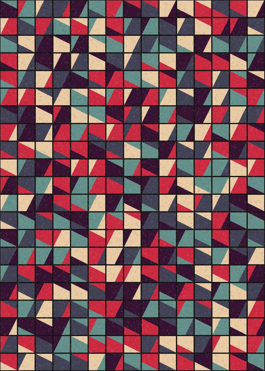 'Geometric Pattern' Poster by Iurii Vlasenko | Displate