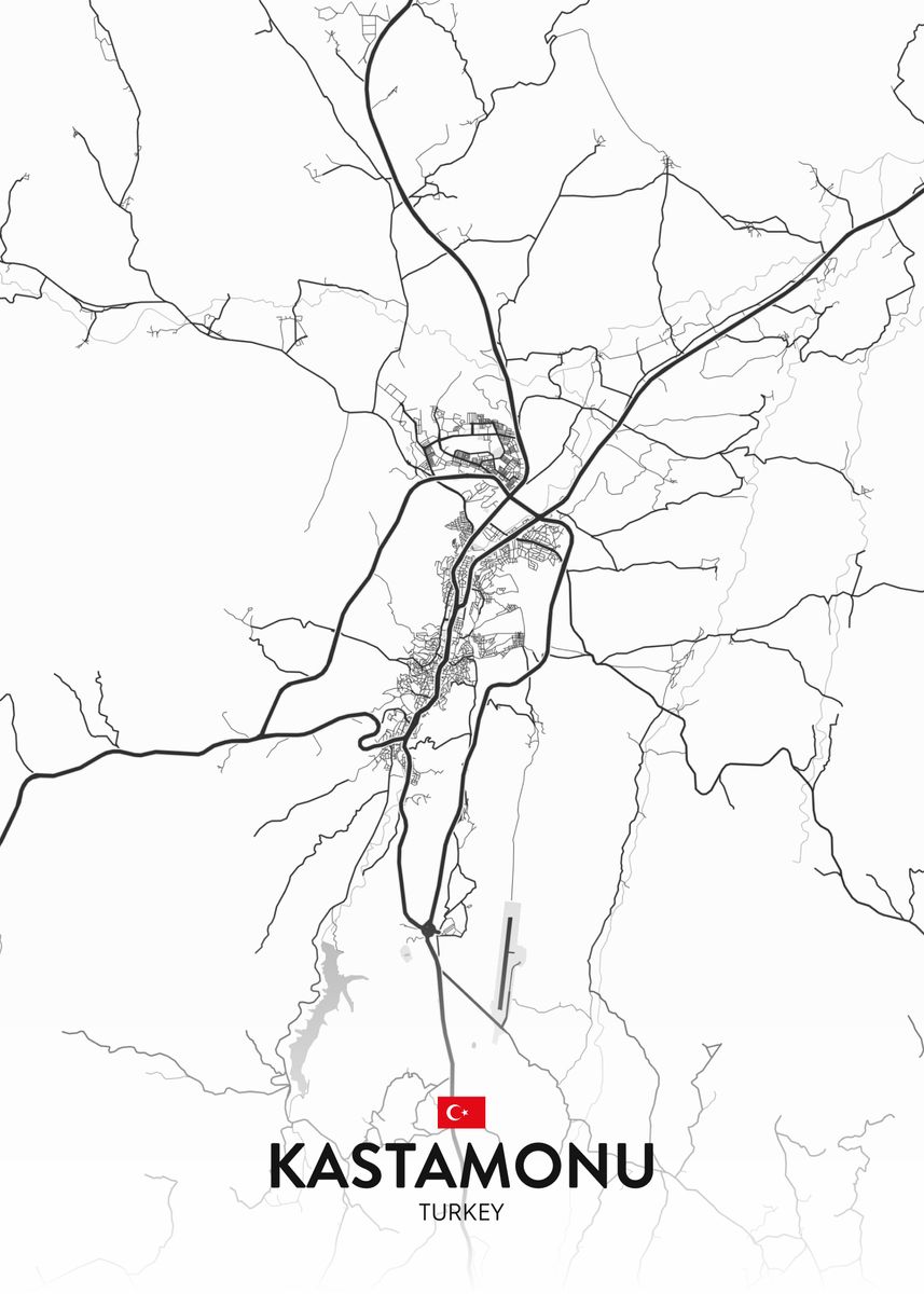 'Kastamonu TR' Poster, picture, metal print, paint by IMR Designs ...