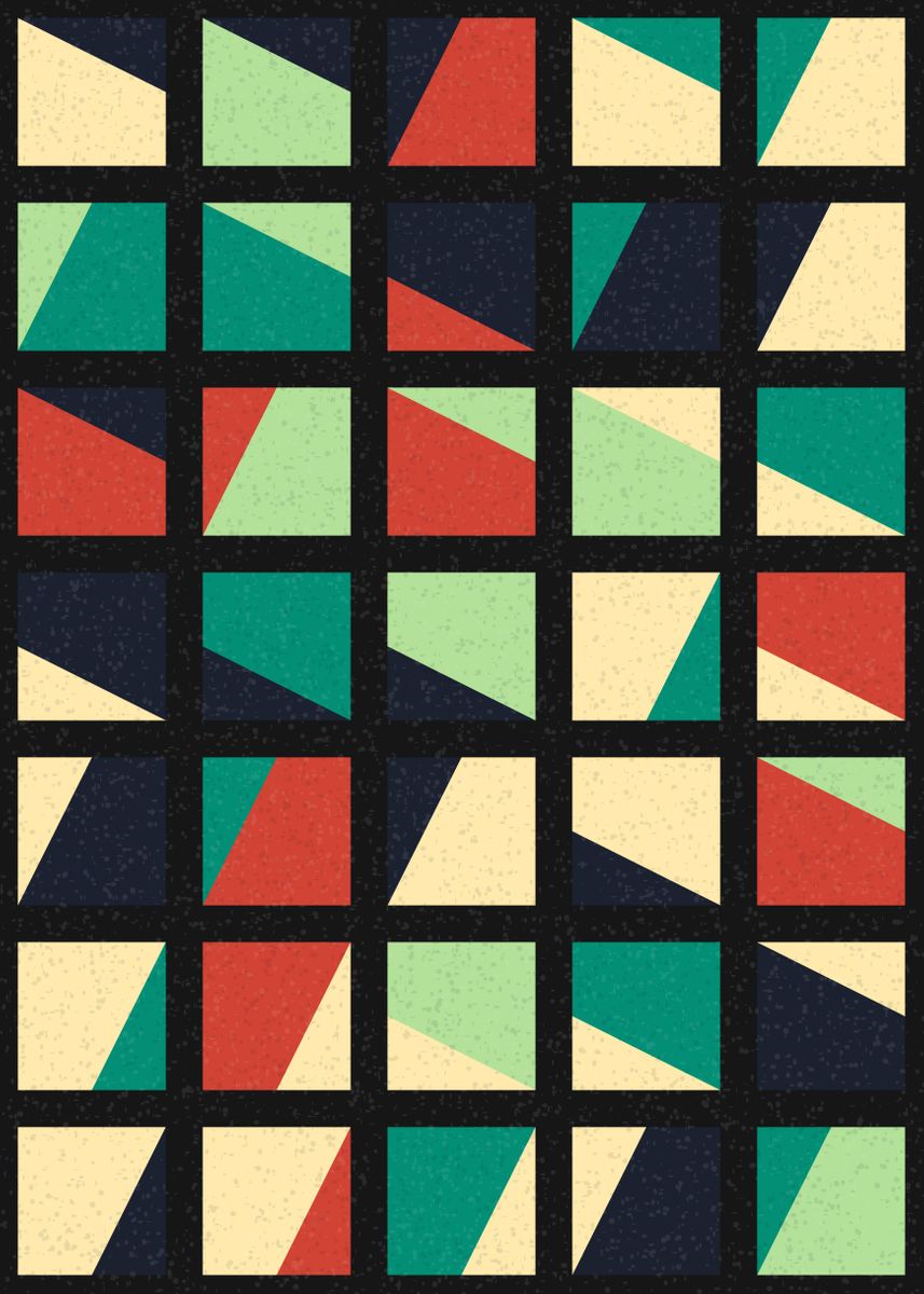 'Geometric Pattern' Poster by Iurii Vlasenko | Displate