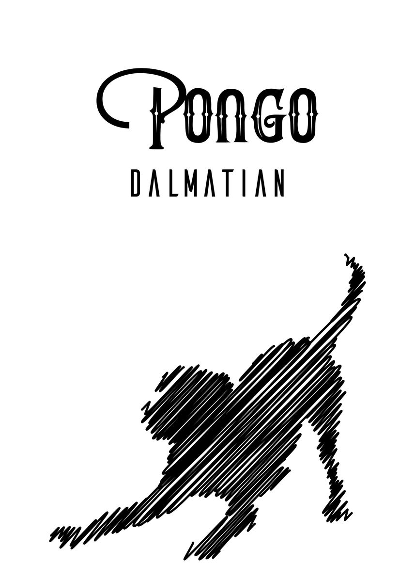 'Pongo' Poster, picture, metal print, paint by Petra Rommelfanger ...