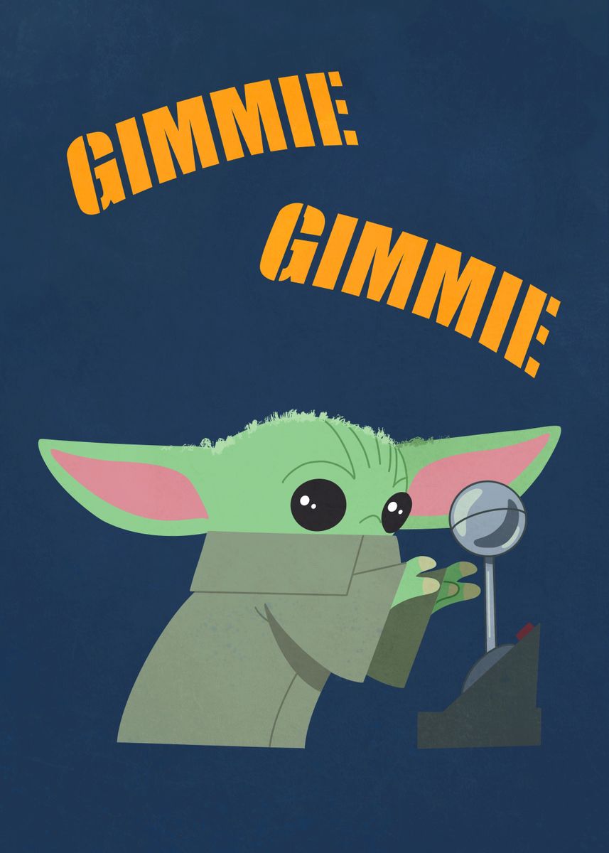 'Gimmie' Poster, picture, metal print, paint by Star Wars | Displate