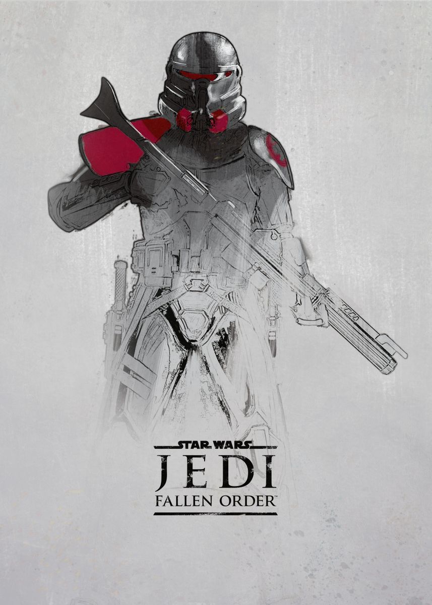 'Purge Trooper' Poster, picture, metal print, paint by Star Wars | Displate