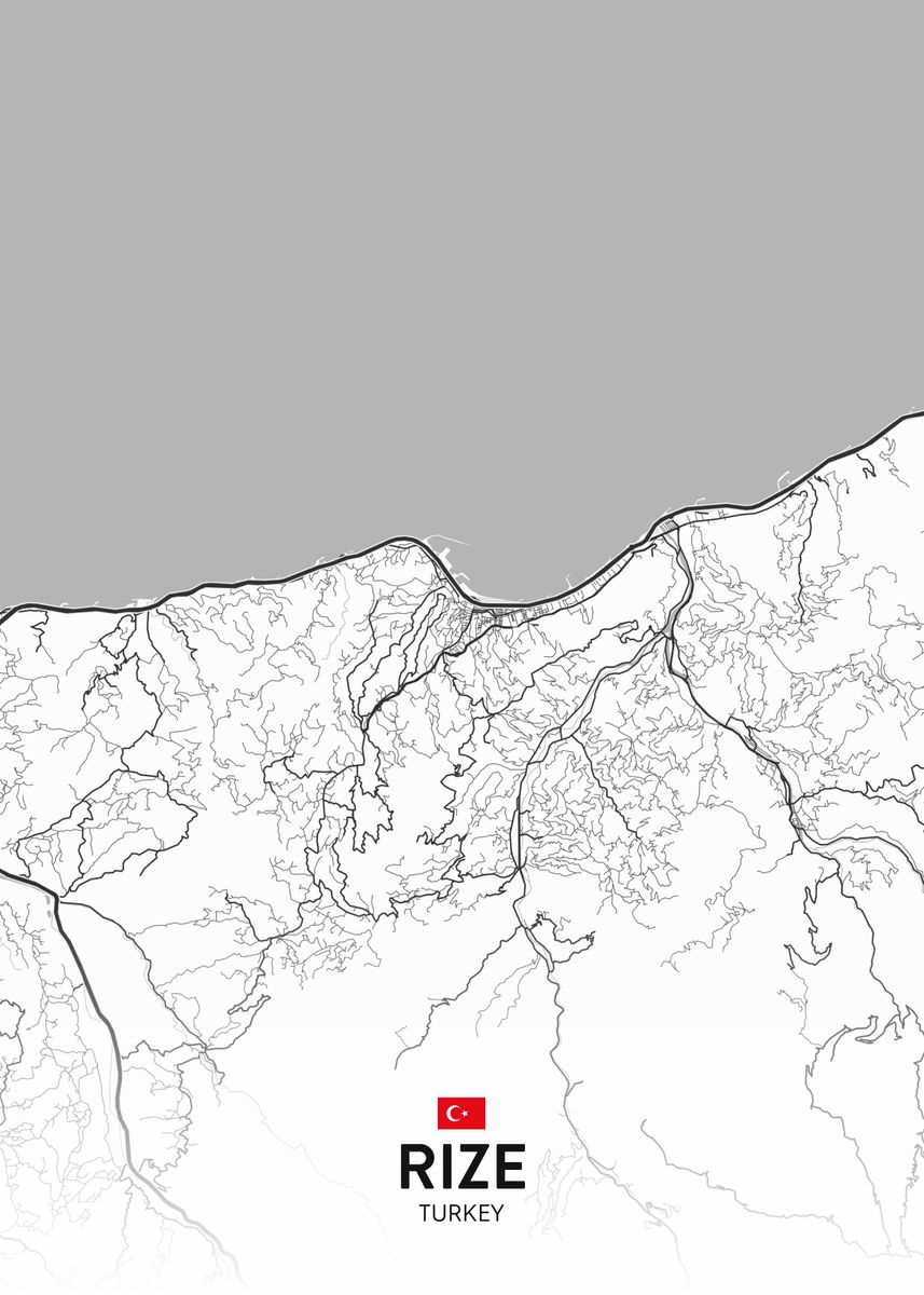 'Rize TR' Poster, picture, metal print, paint by IMR Designs | Displate