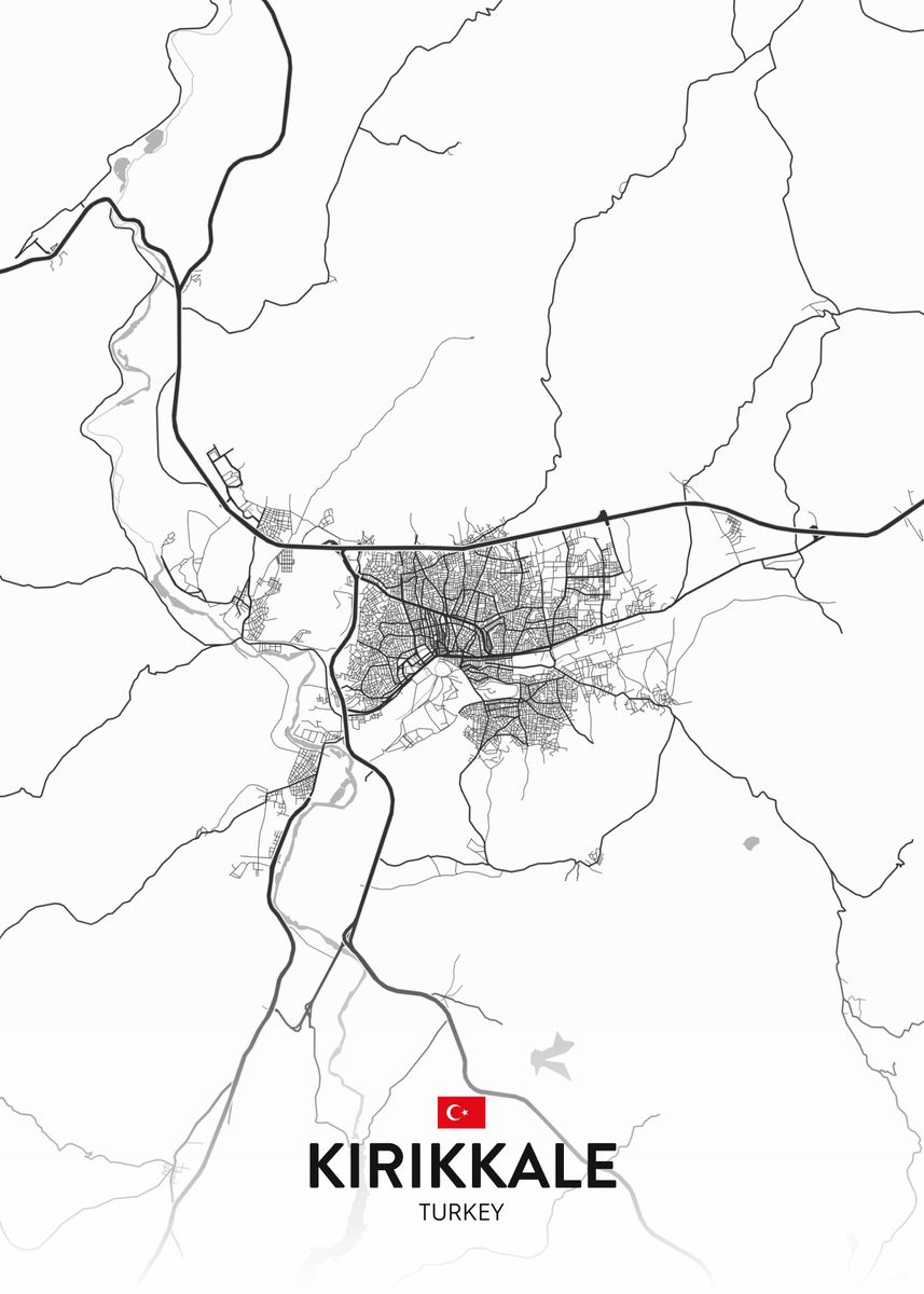 'Kirikkale TR' Poster by IMR Designs | Displate