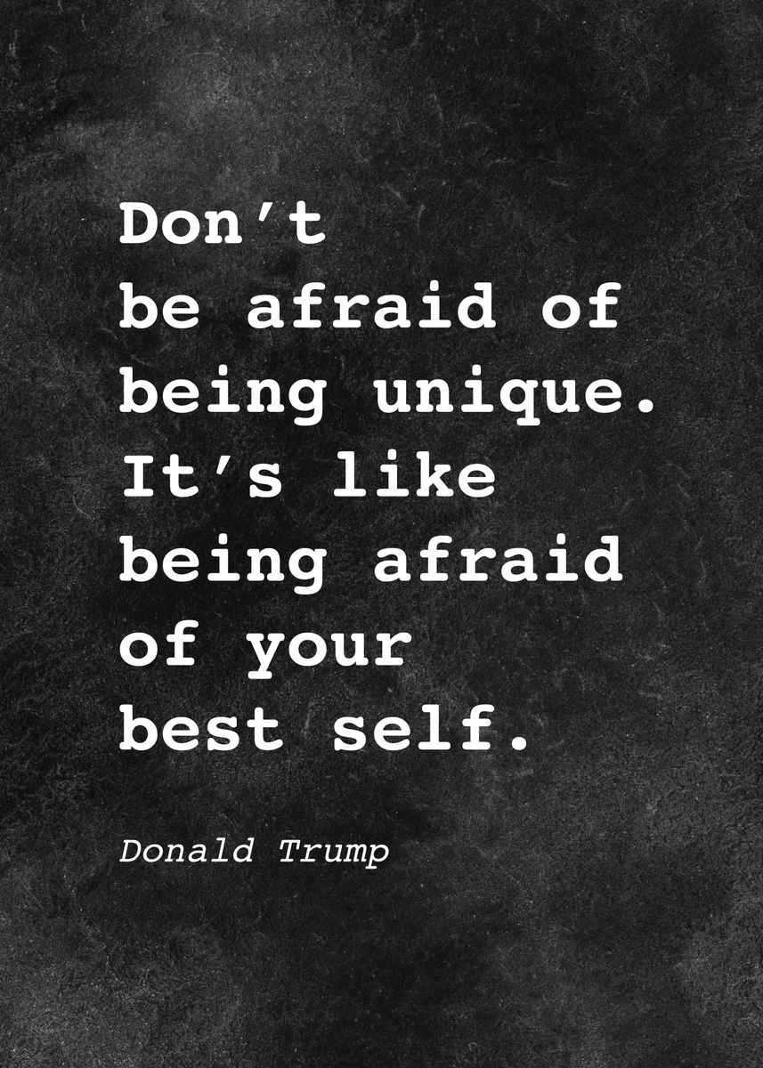 'Donald Trump Quote D023' Poster, picture, metal print, paint by Go ...