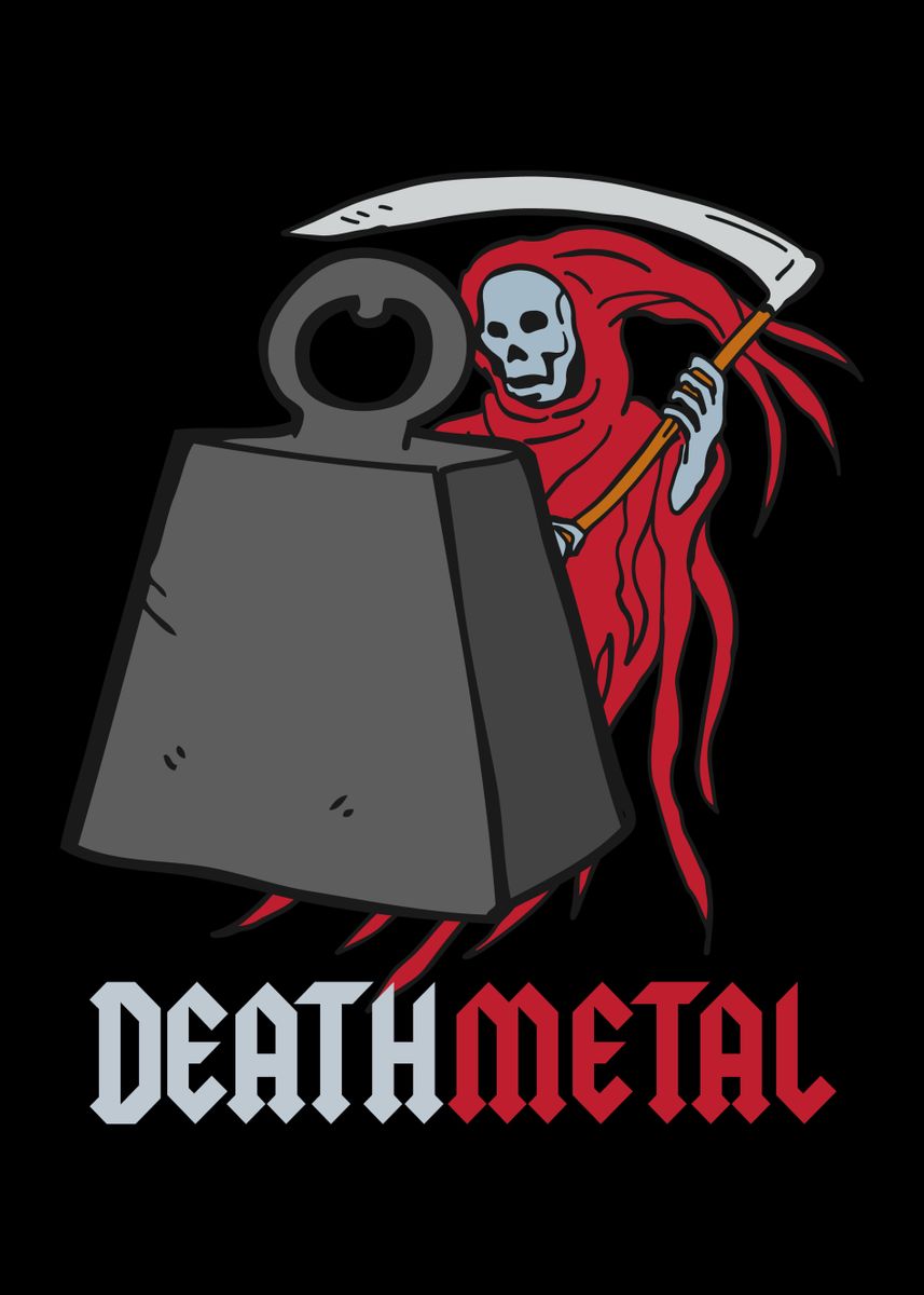'Death Metal ' Poster by Mooon | Displate