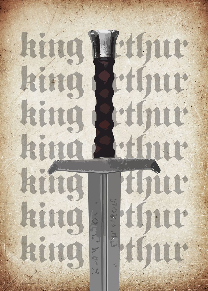 'King Arthur Sword' Poster, picture, metal print, paint by Exclusive ...