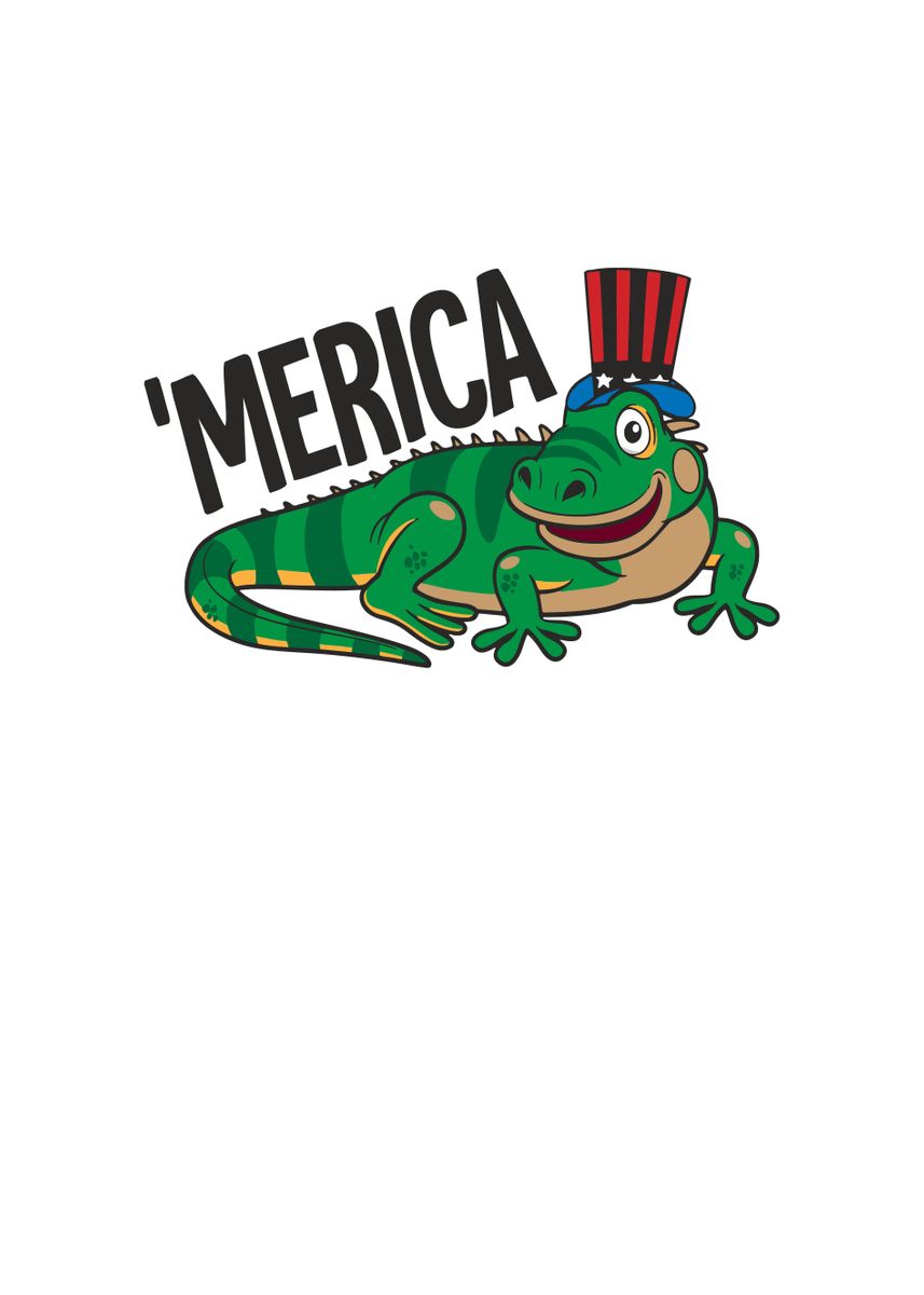 'Merica' Poster, picture, metal print, paint by Francois Ringuette ...