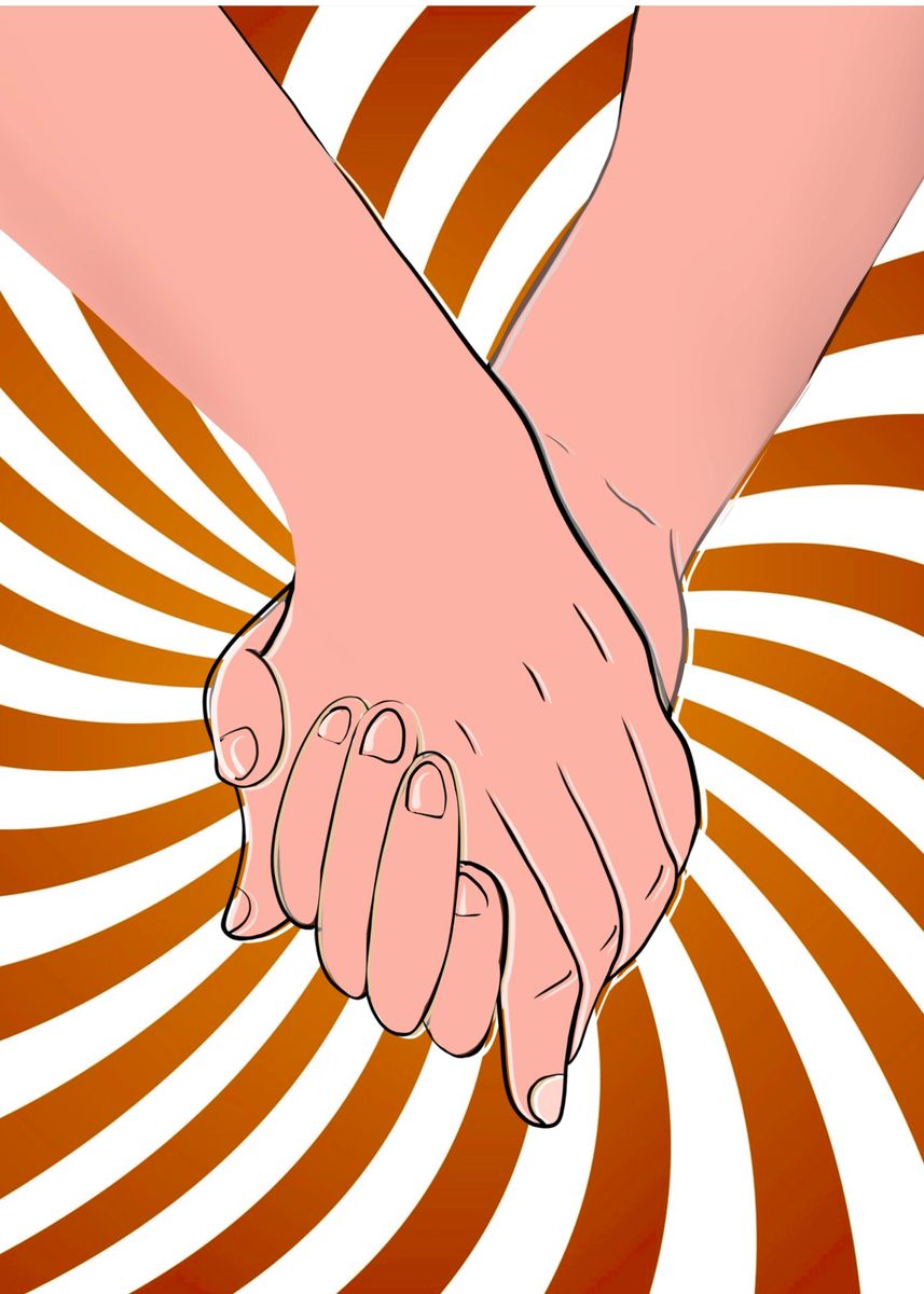 'Love friendship couples ' Poster, picture, metal print, paint by Maria ...