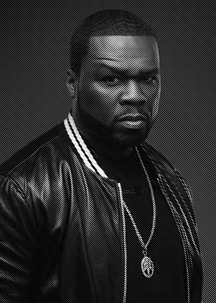 '50cent rapper ' Poster, picture, metal print, paint by louis hamilton ...