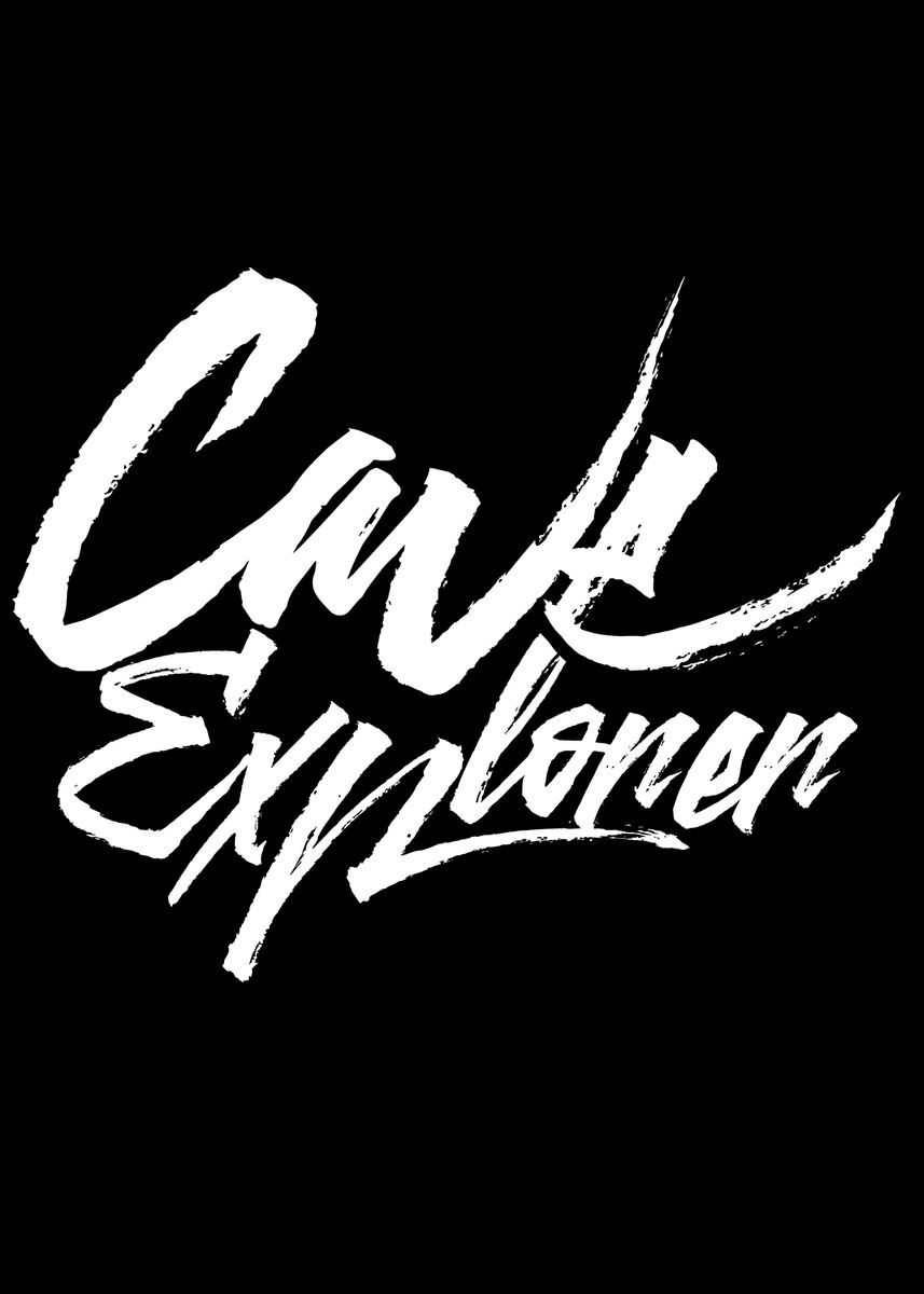 'Cave Explorer' Poster by dr3designs | Displate