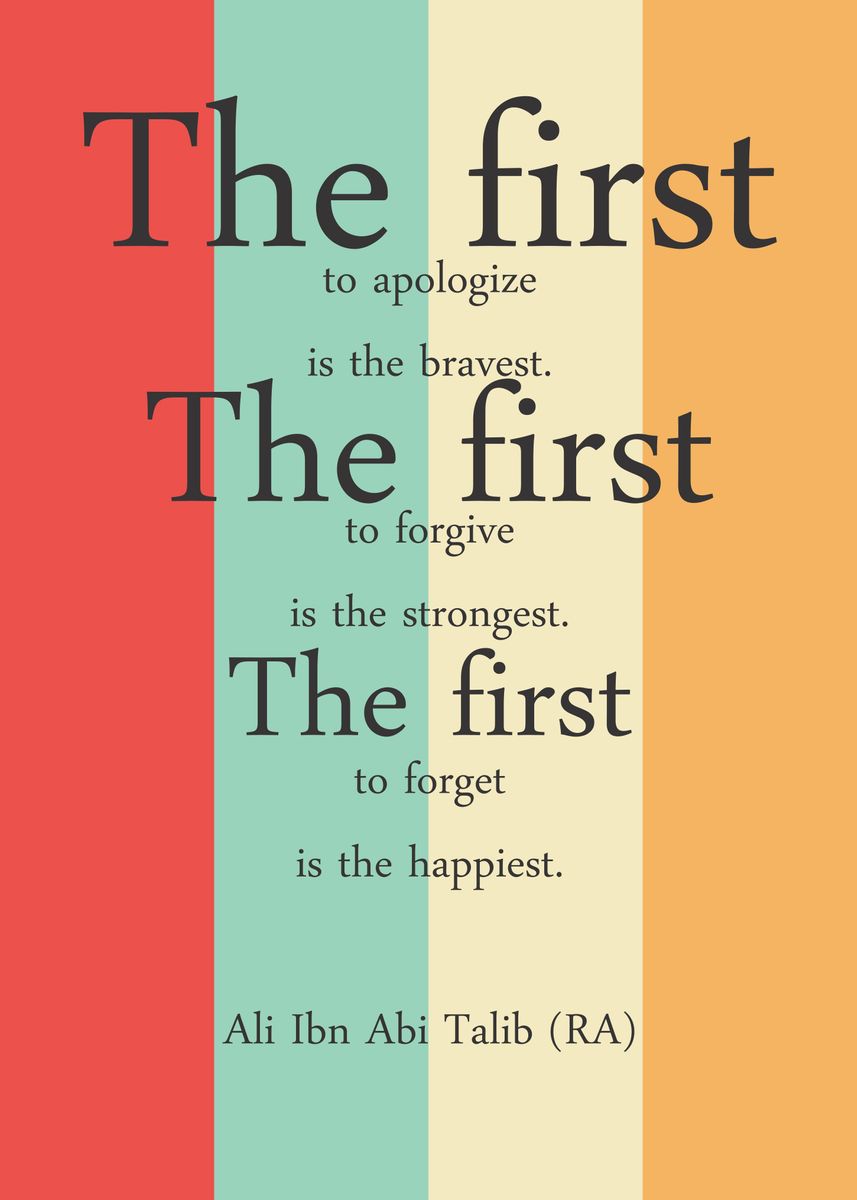 ' The first to apologize ' Poster by Green Goblin | Displate