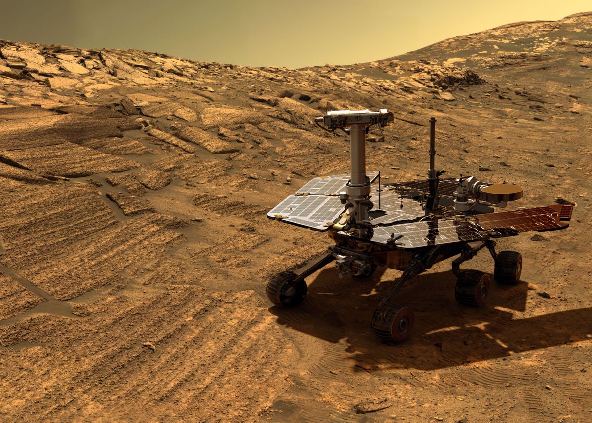 'Opportunity Rover' Poster by AstrumSpace | Displate