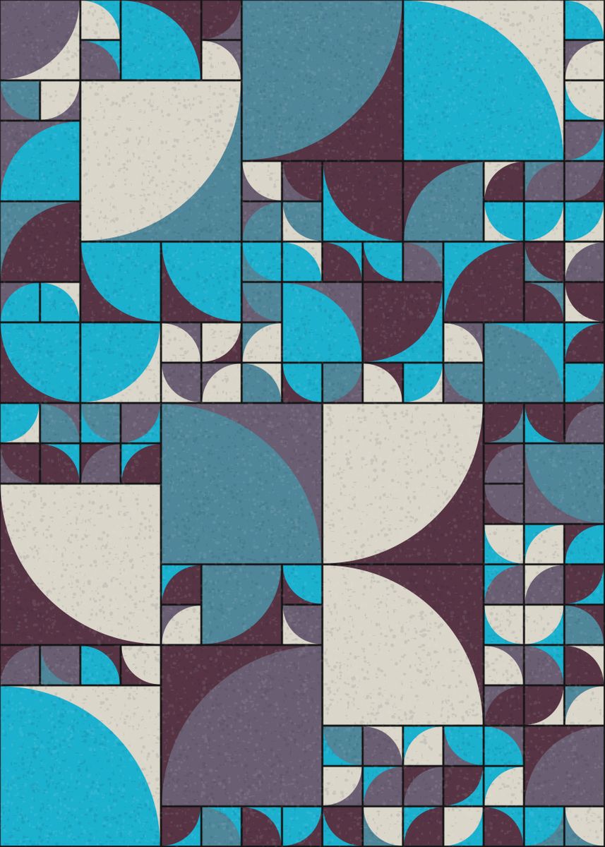 'Geometric Pattern' Poster by Iurii Vlasenko | Displate