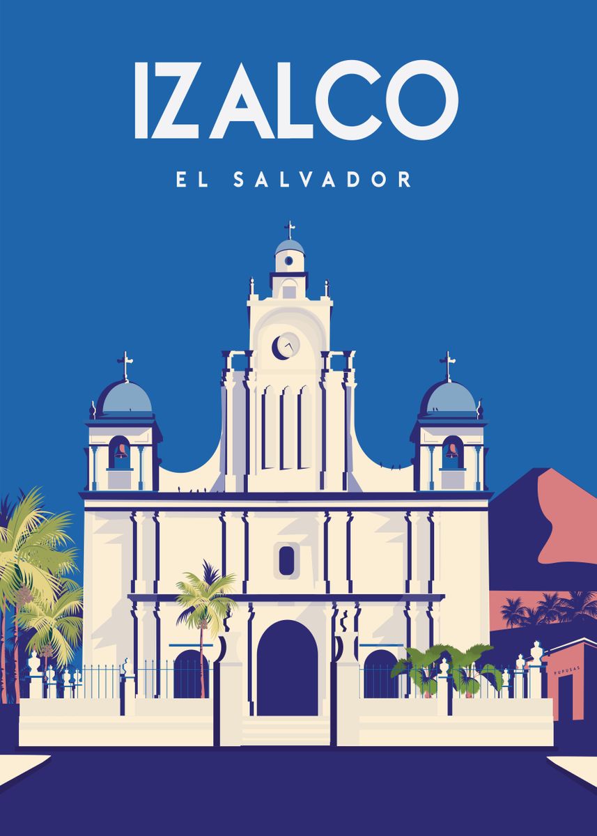 'El salvador 1' Poster by Caravan Studio | Displate