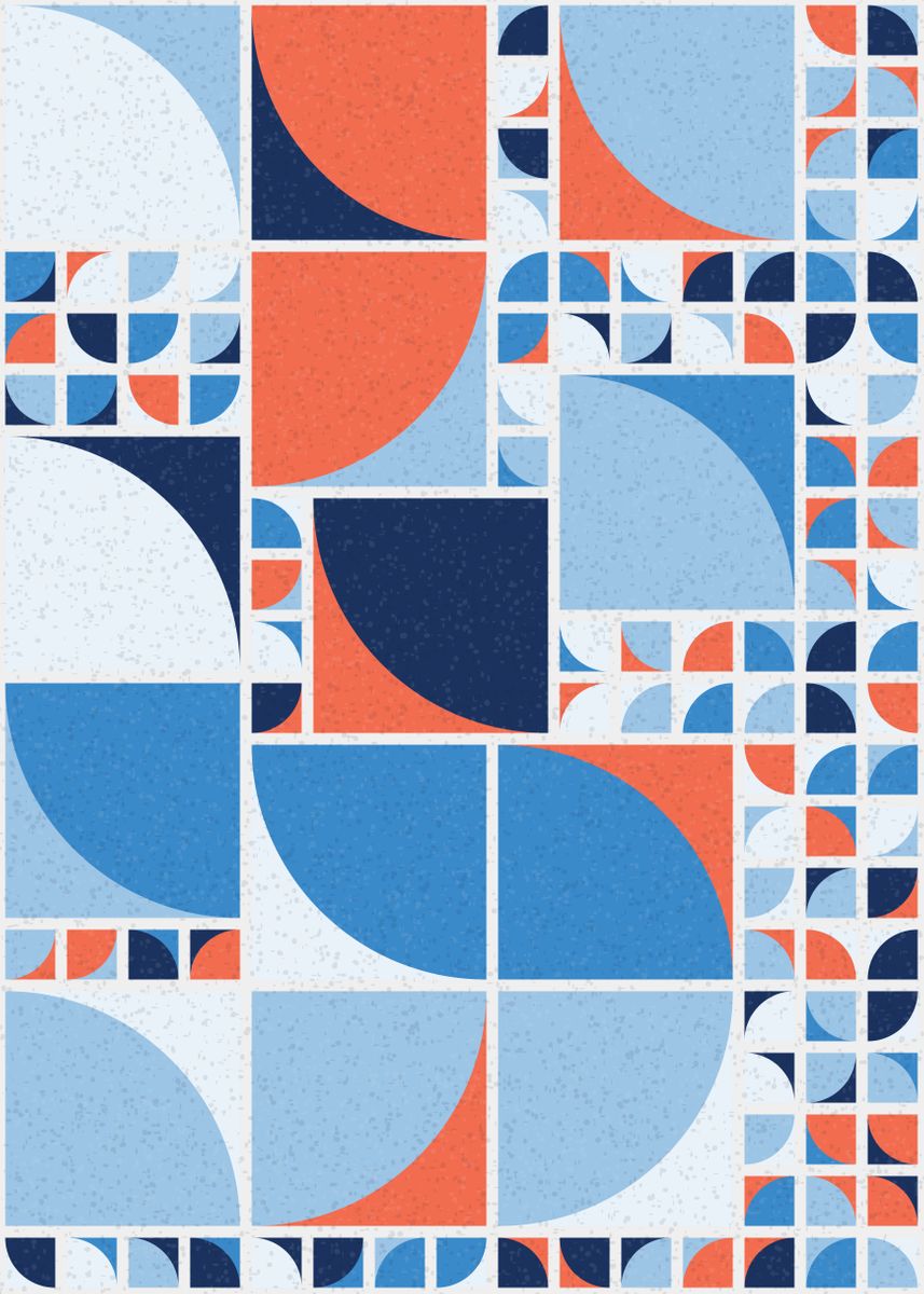 'Geometric Pattern' Poster by Iurii Vlasenko | Displate