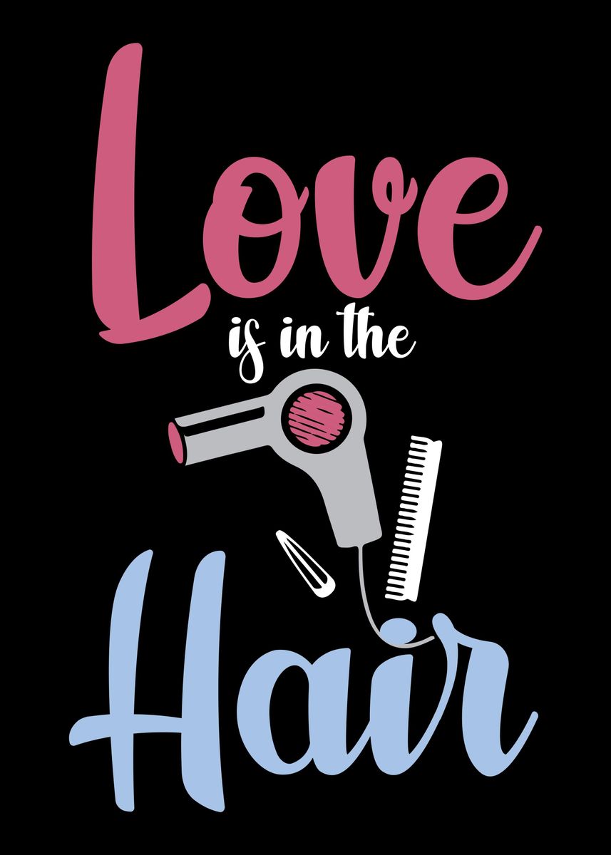 'Hairdresser Barber Haircut' Poster by AaronBaron | Displate