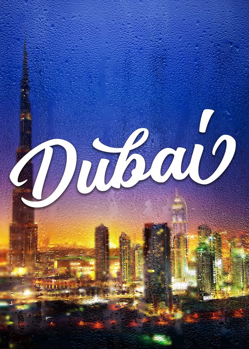 'Dubai' Poster by Maksymilian Kulig | Displate