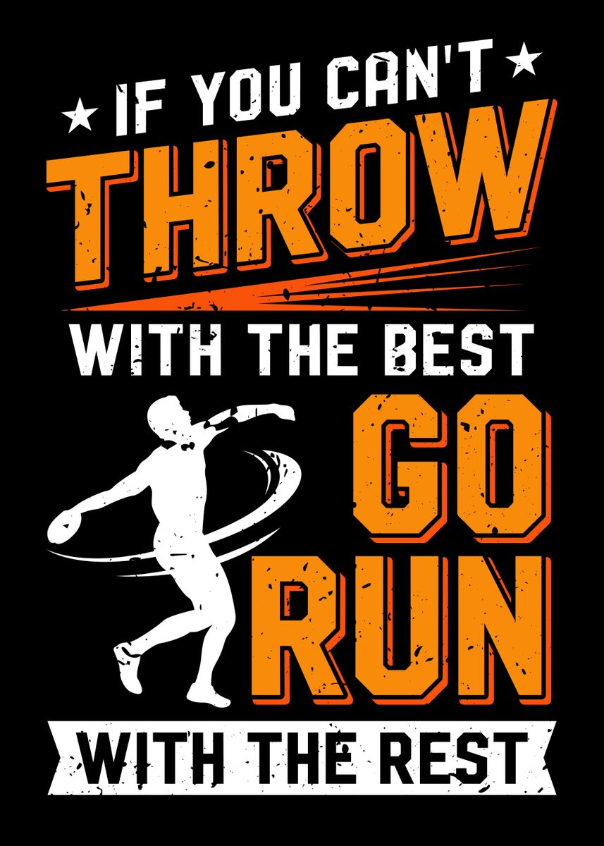 'Discus Throw' Poster, picture, metal print, paint by platenum | Displate