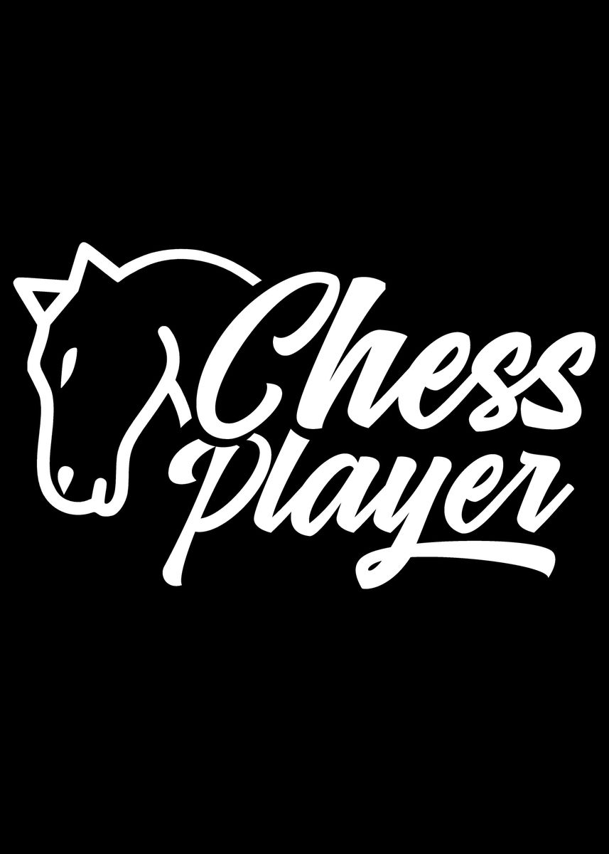 'Chess Player' Poster, picture, metal print, paint by dr3designs | Displate