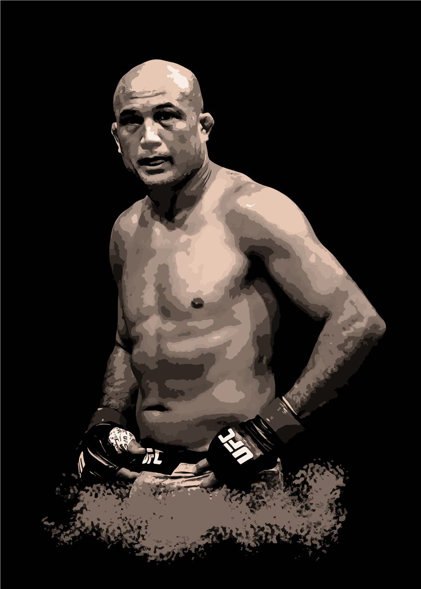 'BJ Penn' Poster, picture, metal print, paint by manga world | Displate