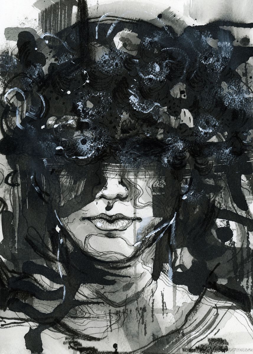 'Mindless' Poster, picture, metal print, paint by Kirsi | Displate