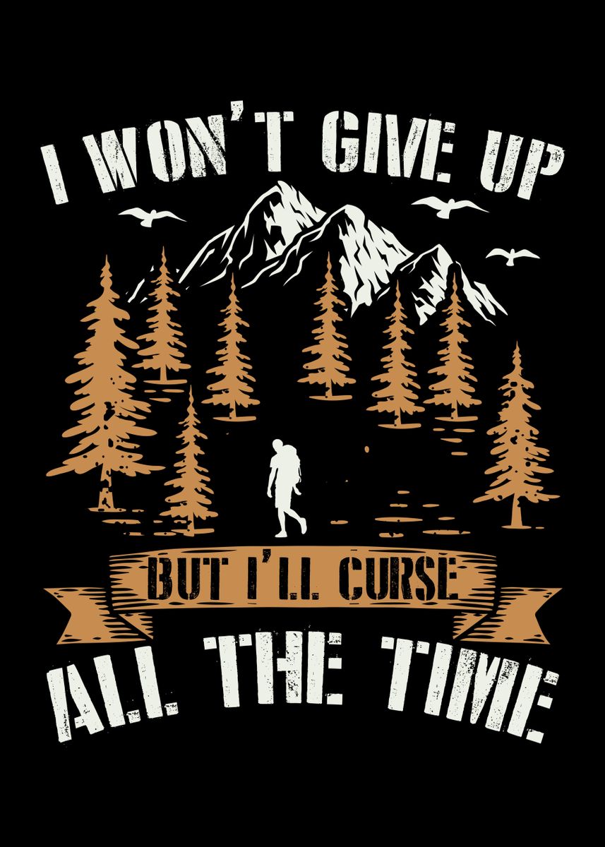 'Hiking Adventure' Poster, picture, metal print, paint by Alexander ...